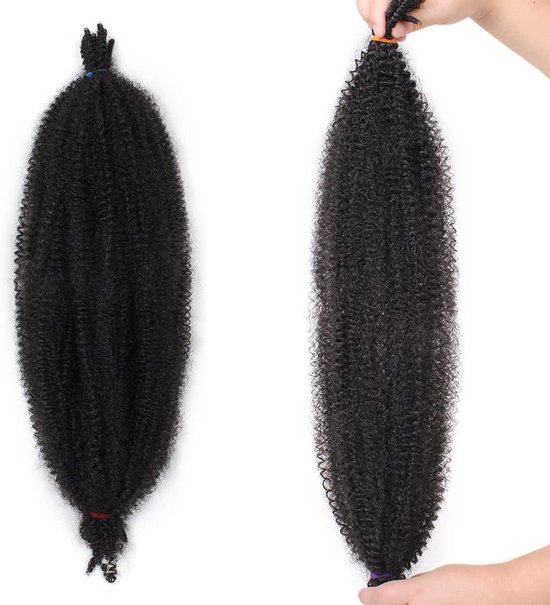 TEMGoods - Springy Afro Twist Haar voor Marley Locs 8 Packs - Popping ...