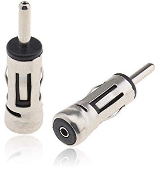 DIN Male Plug to ISO Female Car Antenna Converter Connector Vehicle Car ...