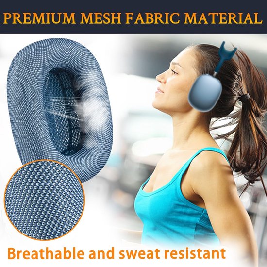 Vervangende Oorkussens voor Over-Ear Hoofdtelefoons met Duurzaam Mesh ...
