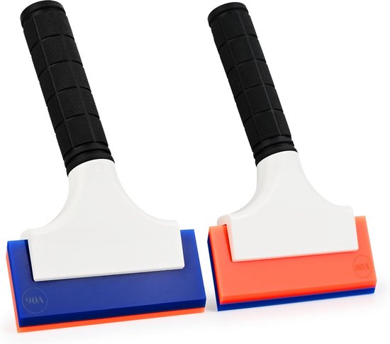 2x Ruitenwisser voor Auto, Ramen en Tegels - Flexibele Rubber Trekker ...
