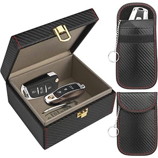 Keyless Go Faraday Box et Pochettes de Blocage de Signal pour Clés de ...
