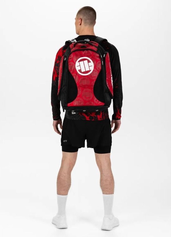 Pitbull NEW LOGO Grote Trainingsrugzak - Rood - 60L/109L | bol