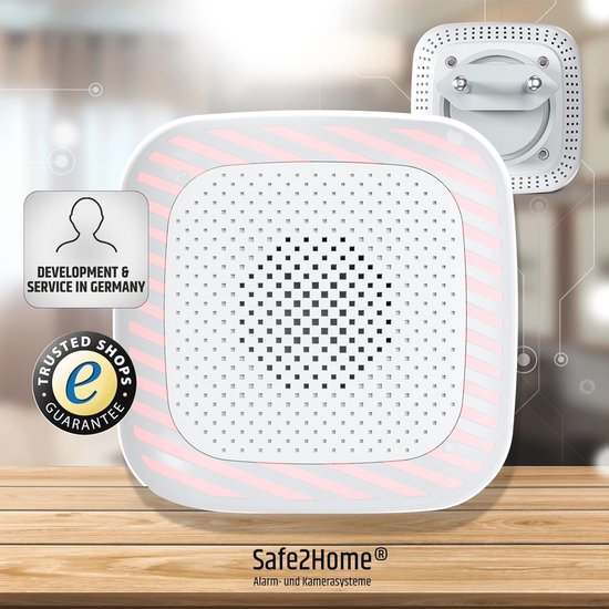 Draadloze indoor sirene/binnenalarm voor GSM alarmsysteem - 220 Volt | bol