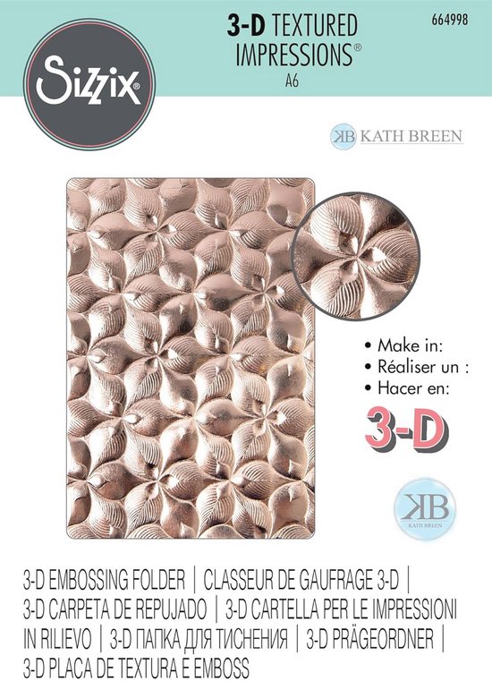 3D Embossing Map voor Organische Bloemblaadjes - Creatieve ...