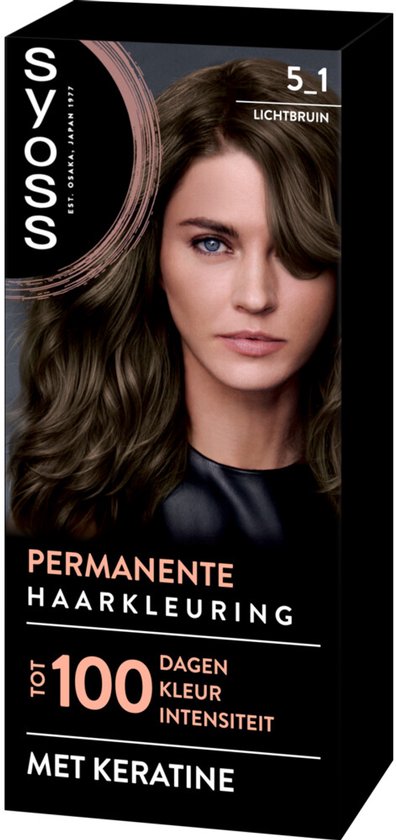 SYOSS - Permanent Coloration 5-1 - Haarverf - Permanente Haarkleuring ...