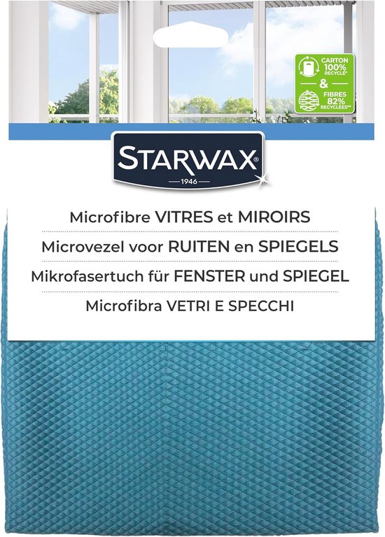 Microvezel Poetsdoek - Pluizenvrij Schoonmaken voor Glas en Glans | bol