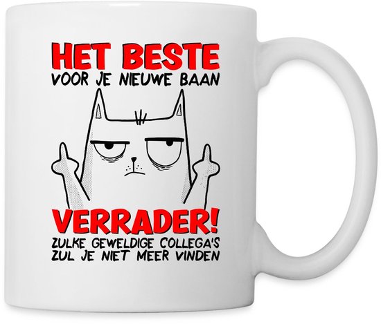 Nieuwe Baan Afscheidscadeau Afscheid Collega Mok | bol