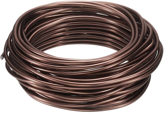 Flexibele Aluminium Bonsai Draad 3mm Bruin - 10 Meter Trainingsdraad ...