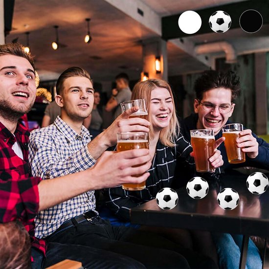 Set van 9 Zachte Mini Voetballen: Stressbal, Decoratie en Feestartikel ...