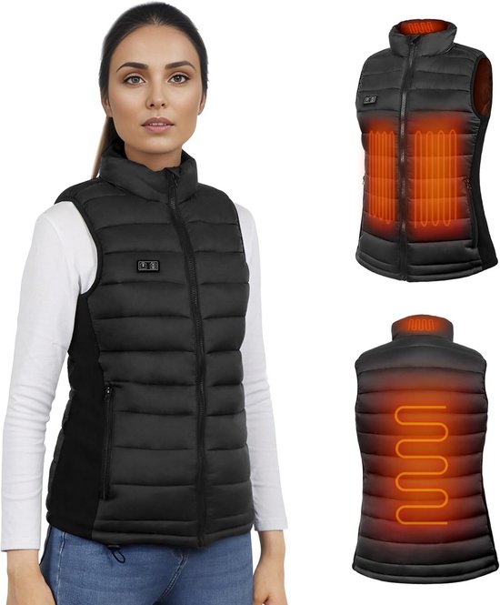 Opv পলিপ Vest met 6 Warmtezones en Oplaadbare Batterij | bol