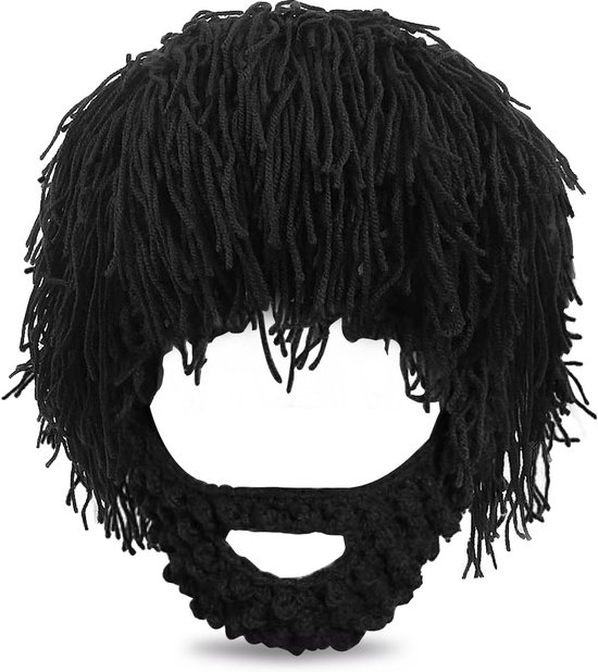 Warme Wintermuts met Afneembare Baard - Grappig Cosplay Sjaal & Muts ...