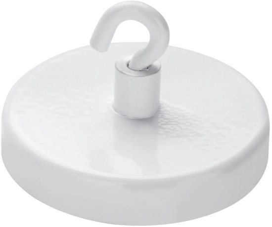 Ophang haak magneet - 2x - metaal - Dia 4,7 cm - spullen ophangen - Max ...