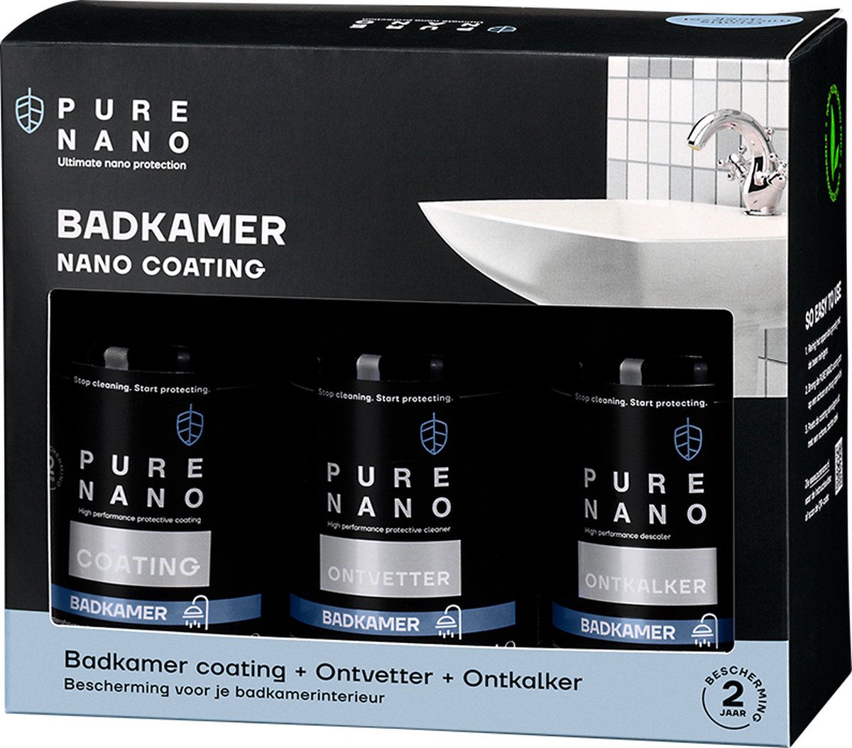 Pure Nano - Badkamer coating - 250 ml - 2 JAAR WERKZAAM ...