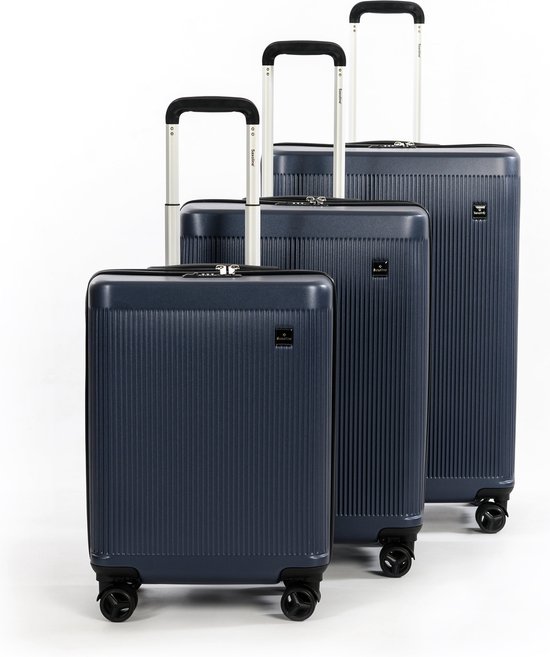 Saxoline Kofferset 3 Delig - Reiskoffer Set - Met wielen - ABS ...