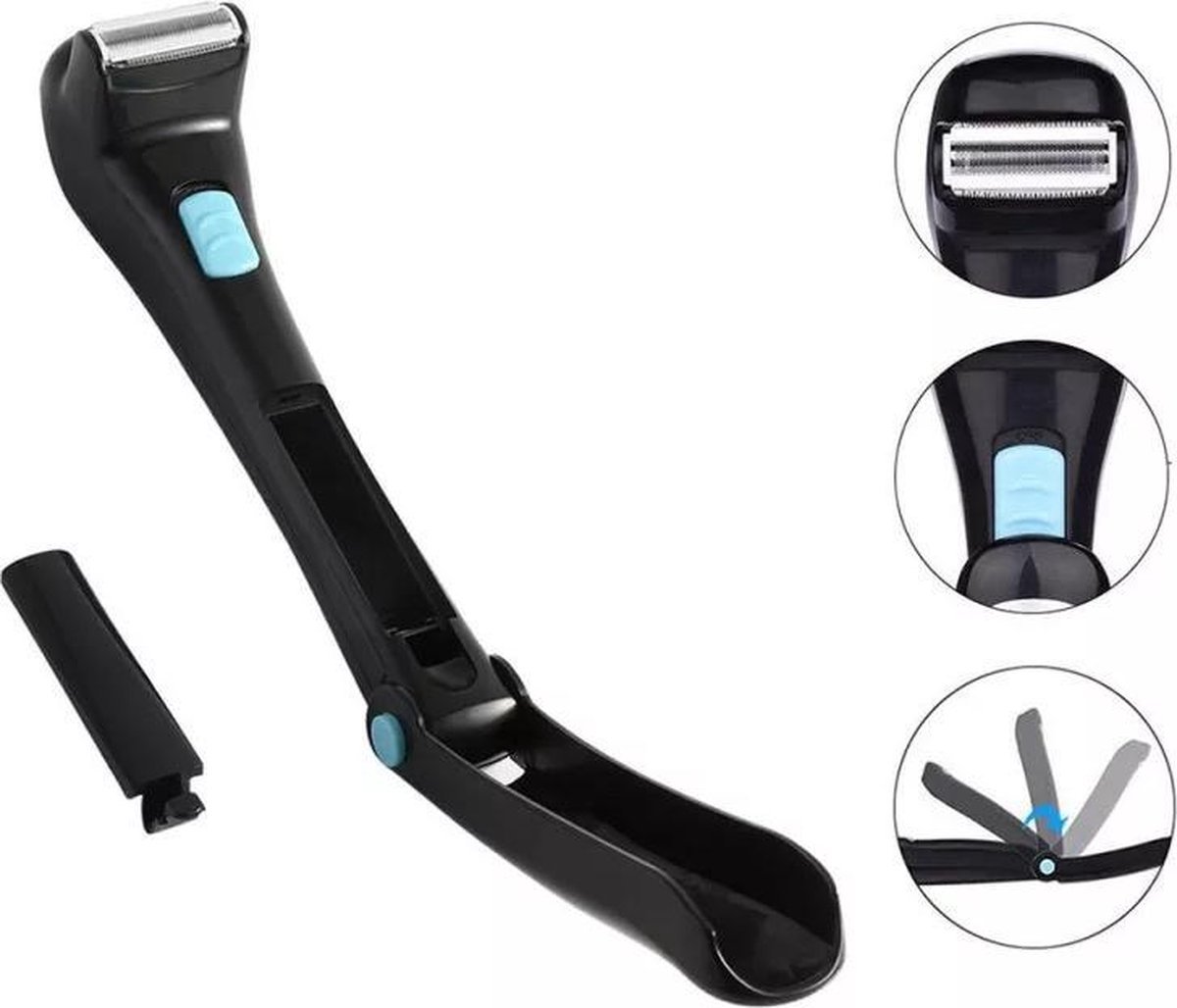 Back Shaver - Elektrisch - Rug Scheermes - Rughaar verwijderaar - Rug ...