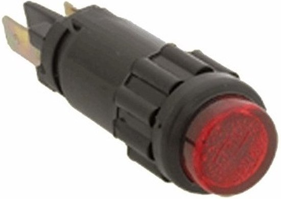 Indicatie lampje - Rood - 58mm - 12/24V | bol