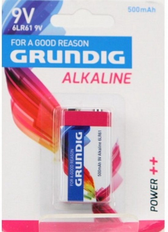 batterijen alkaline 6LR61 500 mAh per stuk | bol