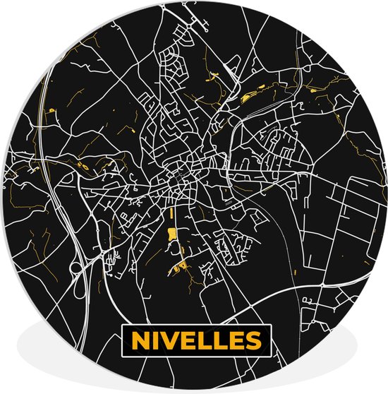 Wall Circle - Wall Circle Indoor - Nivelles - Map - Plan - Or - City ...