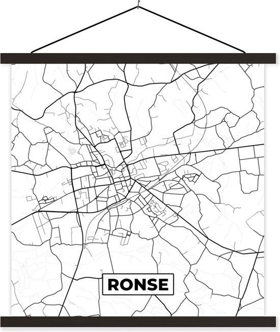 Porte-affiche avec affiche - Affiche scolaire - Plan de la ville ...