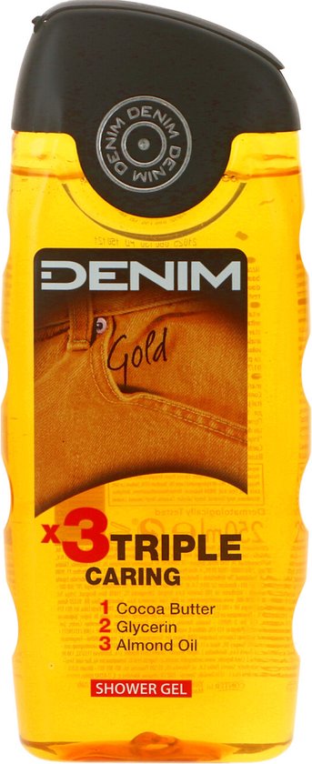 Denim Douchegel Gold - Triple Caring - 250ml | bol