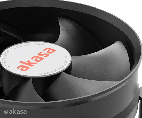 Akasa Copper Core Cooler for Intel LGA1700, up to 125W TDP. pushpin | bol