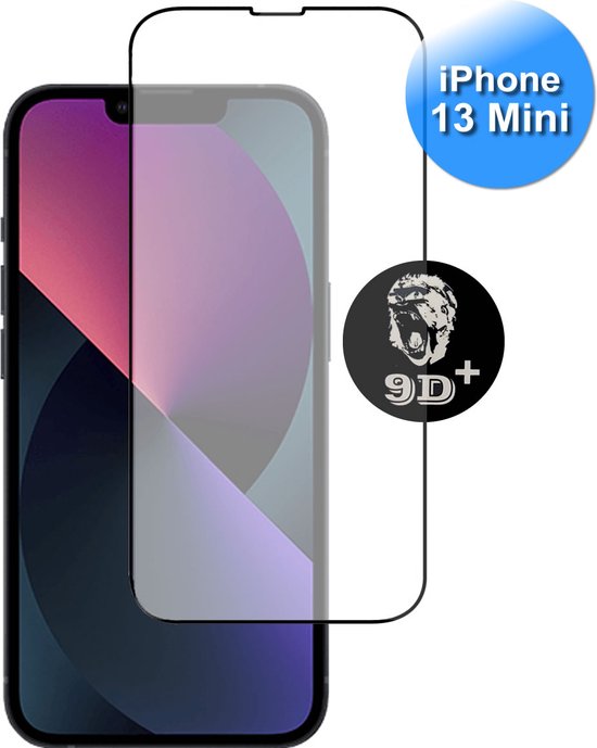 Screenprotector geschikt voor iPhone 13 Mini - Premium 9D Screen ...