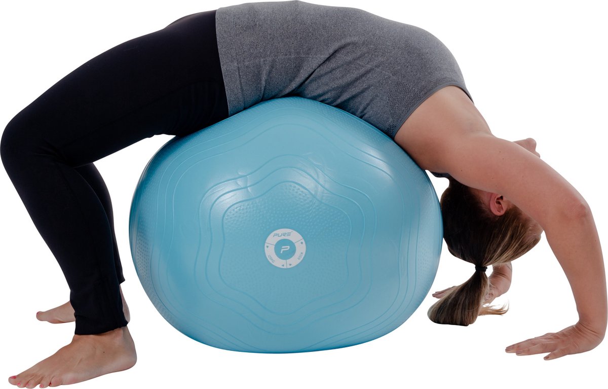 Pure2Improve Yogabal, antiburst, 65 cm, blauw | bol