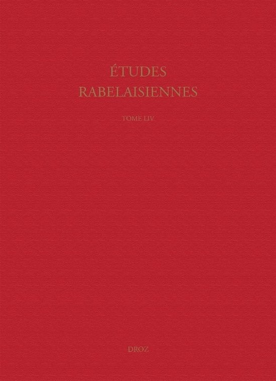 Travaux d'Humanisme et Renaissance - Etudes rabelaisiennes (ebook ...