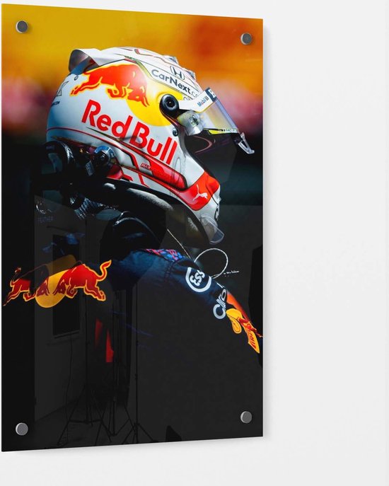 Max Verstappen Formule 1 Red Bull Racing | 40x60 cm | Formule 1 | peinture sur Glas | bol.com