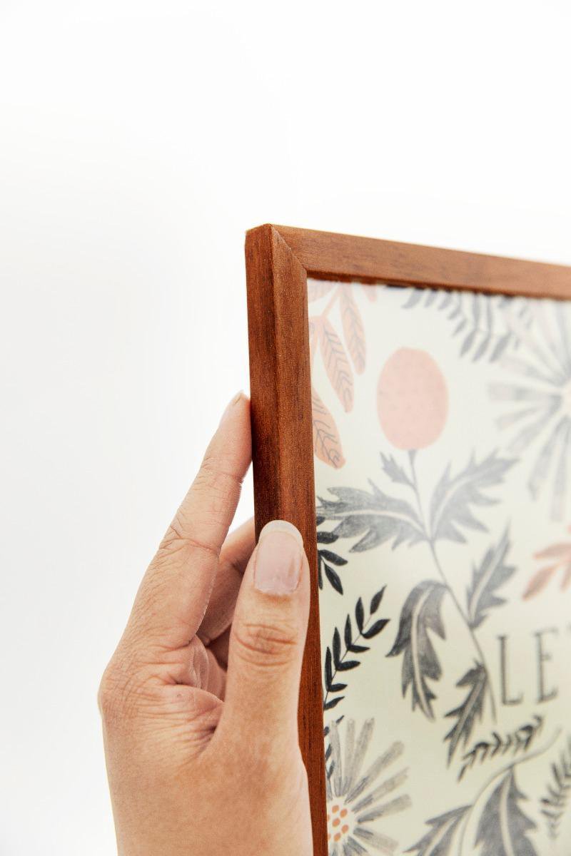 Moderne Lijst 40x50 cm Donker Hout - Claire | bol.com