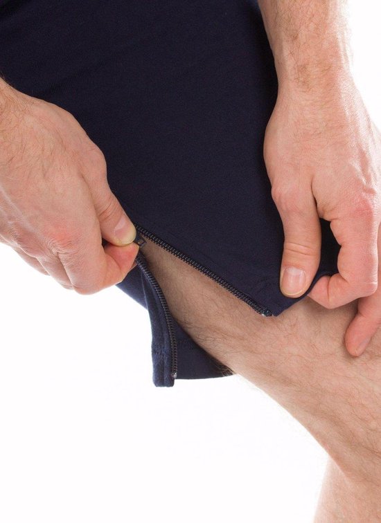 Body / romper voor volwassenen | ritssluiting rug en kruis | Blauw | XL ...