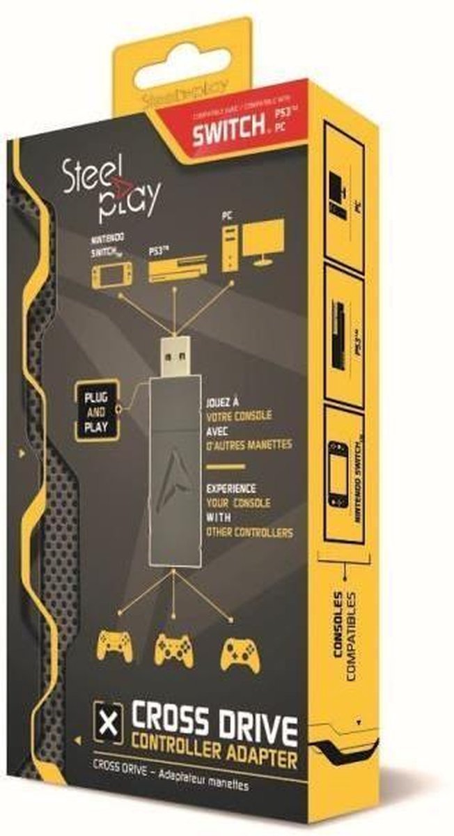 Steelplay - Controller Adapter (Switch/PS3/PC) | Games | bol.com