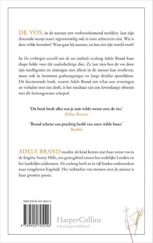 De verborgen wereld van de vos, Adele Brand | 9789402705546 | Boeken | bol