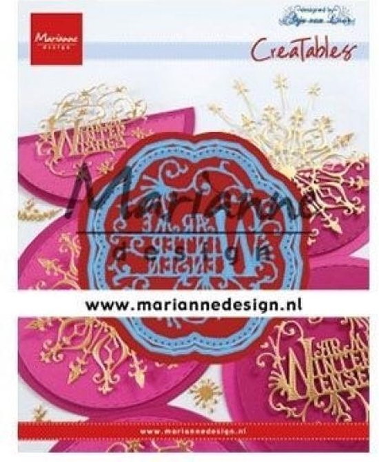 Marianne Design Creatables Snij en Embosstencil - Winter Wensen | bol