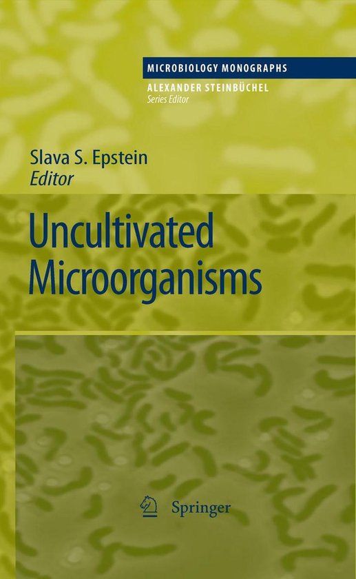 Microbiology Monographs 10 - Uncultivated Microorganisms (ebook ...