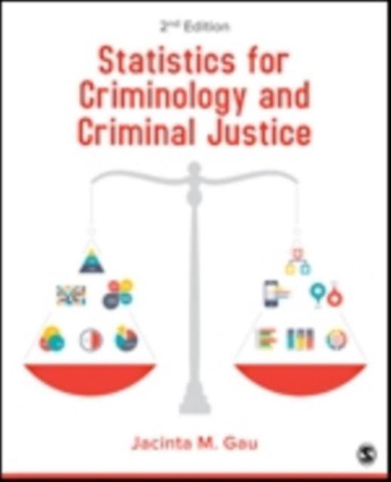 Statistics for Criminology and Criminal Justice | 9781483378459 ...