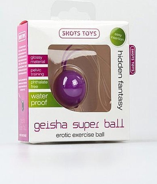 Shots Toys balletje Geisha Super Ball paars | bol.com