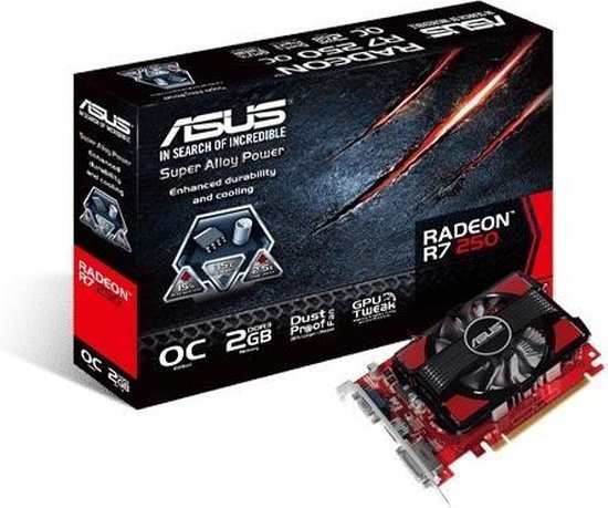 ASUS R7250-OC-2GD3 Radeon R7 250 2GB GDDR3 | bol.com