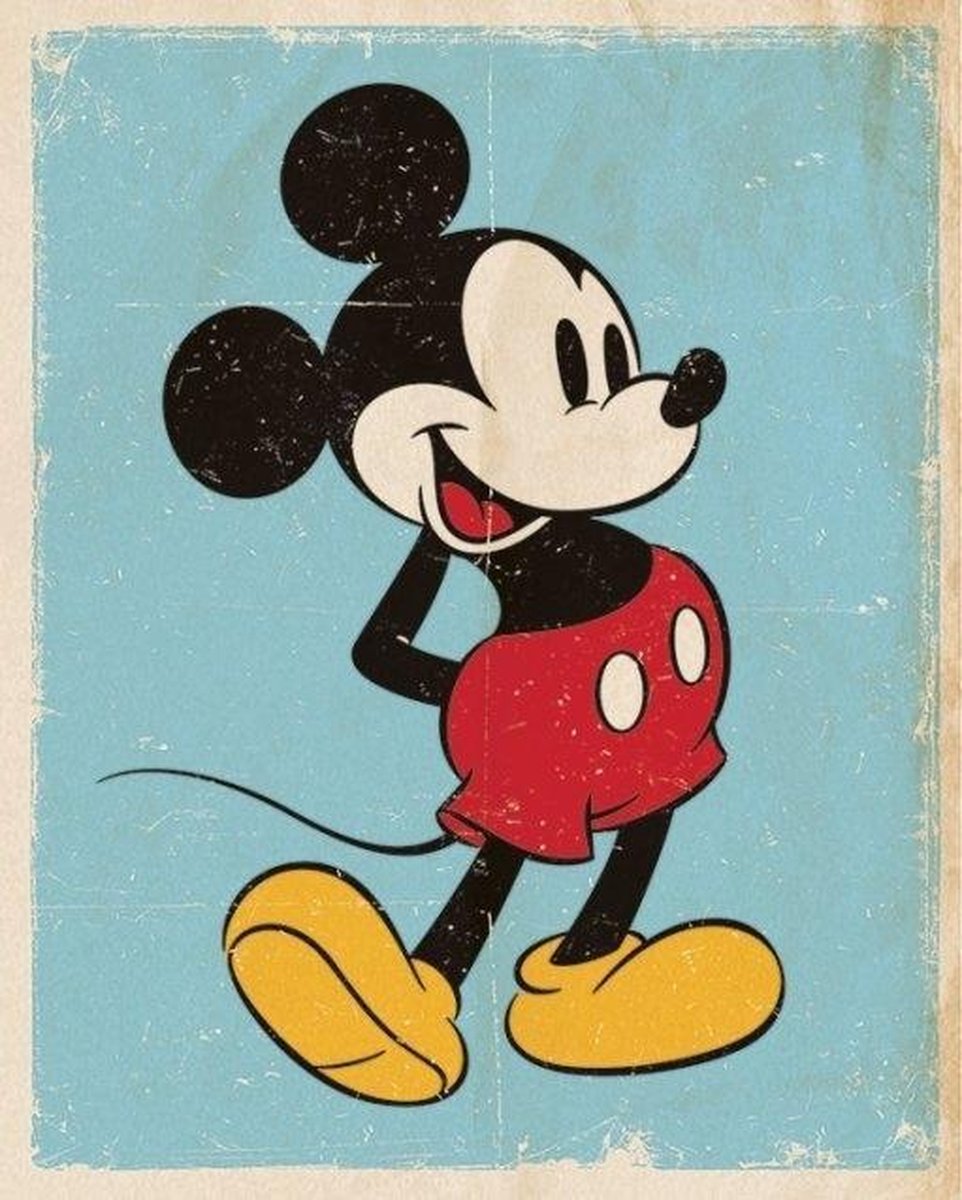 [Merchandise] Hole in the Wall Mickey Mouse Mini Poster | bol.com