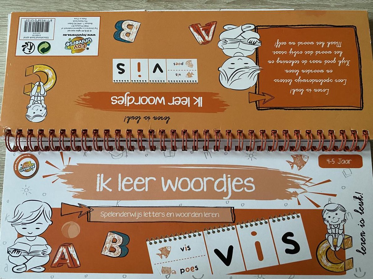 Ik leer woordjes spelenderwijs letters en woordjes leren (4-5 jaar), Toy universe |... | bol.com