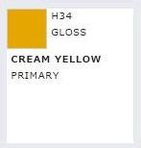 Mrhobby - Aqueous Hob. Col. 10 Ml Cream Yellow (Mrh-h-034 ...