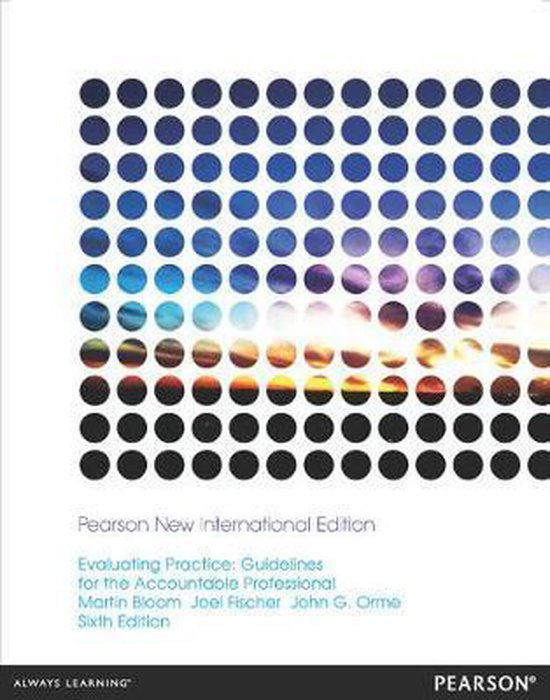 Evaluating Practice | 9781292041957 | Martin Bloom | Boeken | bol.com