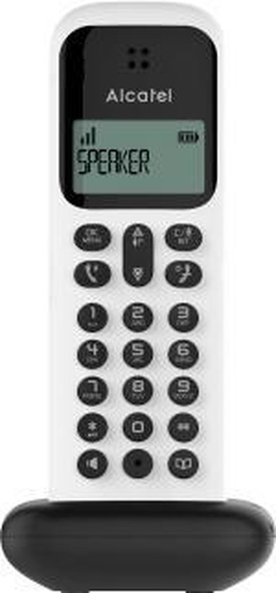Alcatel D285 DECT-telefoon | Wit | Nummerherkenning | bol.com