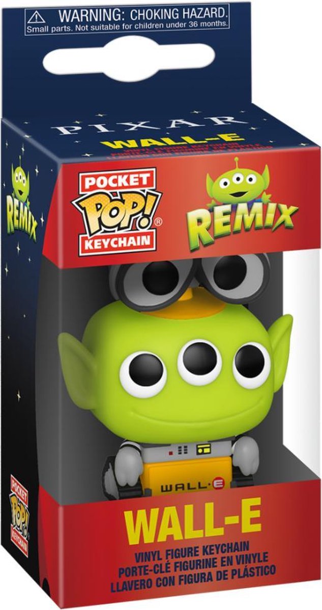 Pocket POP keychain Disney Pixar Alien Remix WallE | bol.com