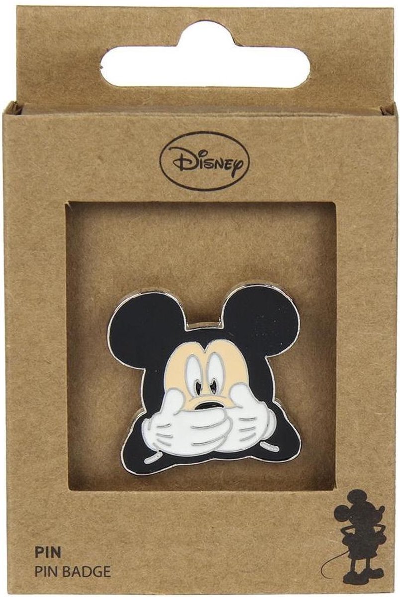 Pin Mickey Mouse Metaal Zwart | bol.com