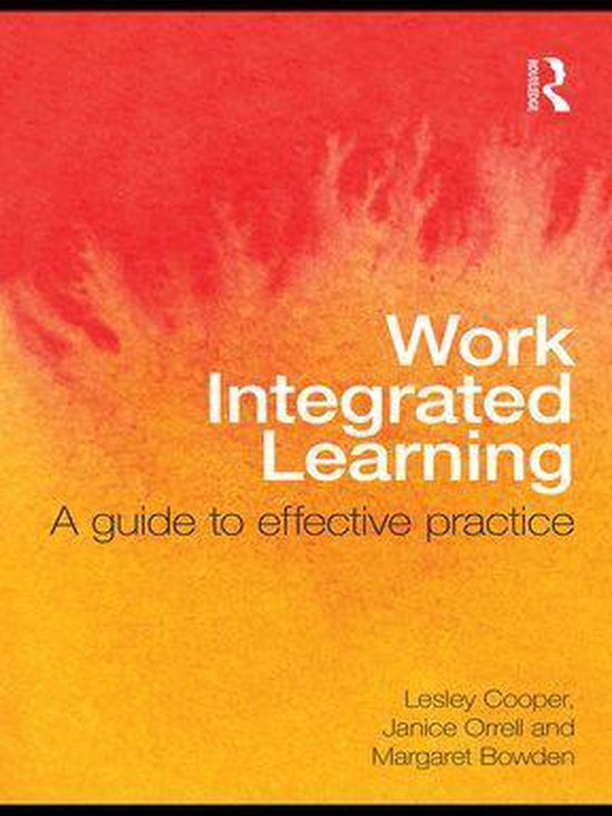 Work Integrated Learning (ebook), Lesley Cooper | 9781136991028 ...