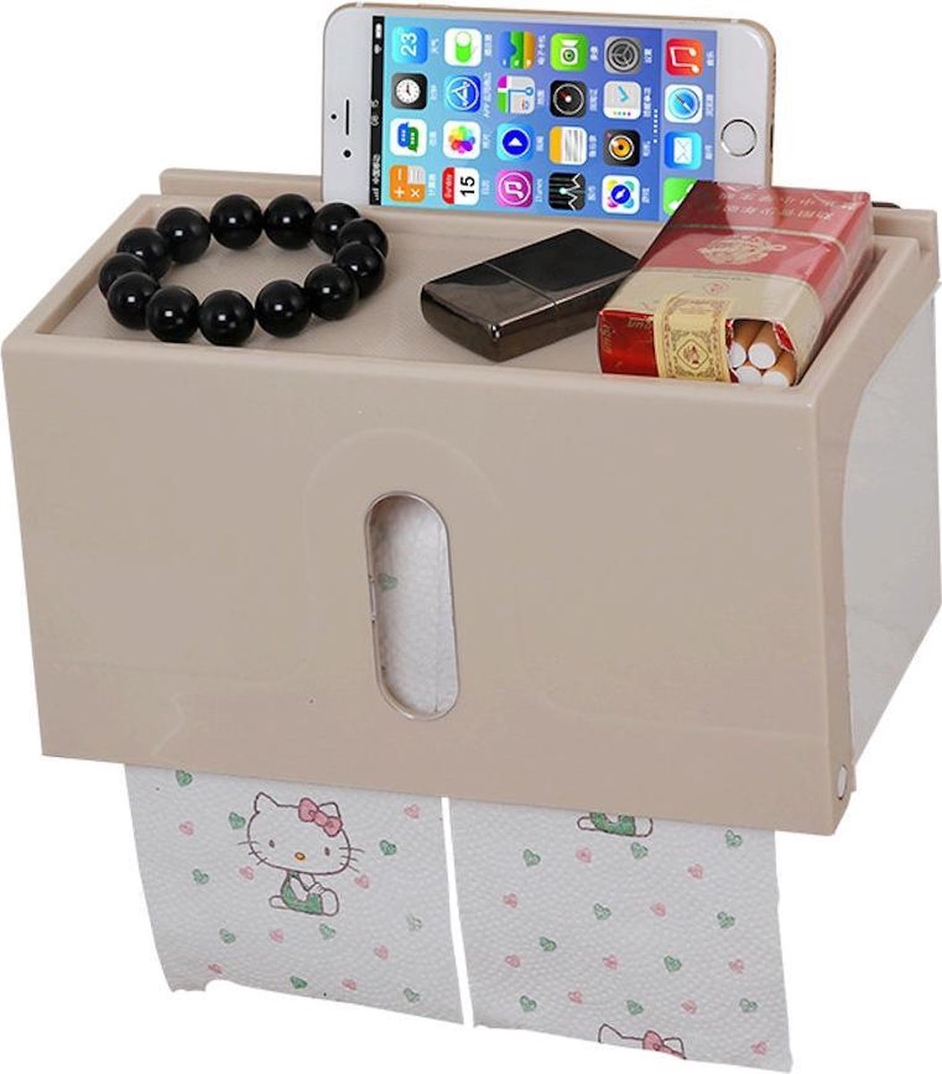 Decopatent® Dubbele Toiletrolhouder - Hangende Wc Rolhouder - 2 Wc ...