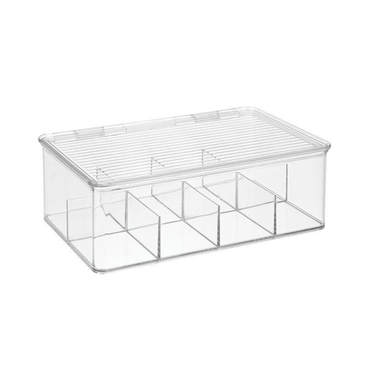 iDesign Sorteerdoos met deksel - Transparant - Sorteervakken ...