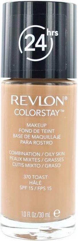 Revlon Colorstay Foundation - 370 Toast (Oily Skin) | bol