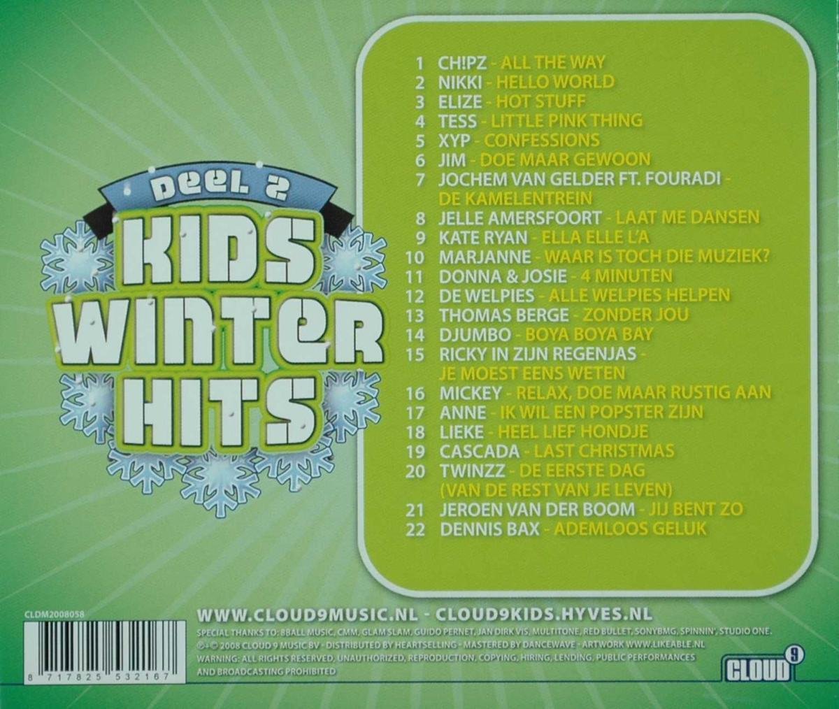 Various Artists - Kids Winter Hits 2, various artists | Muziek | bol.com